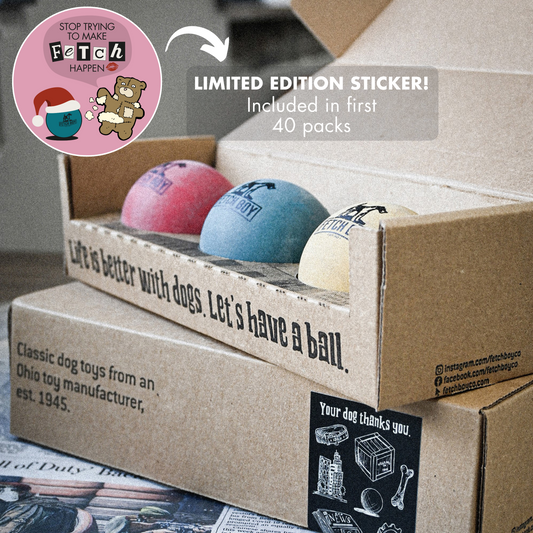 Fetch Boy Dog Toys: Classic Rubber Balls